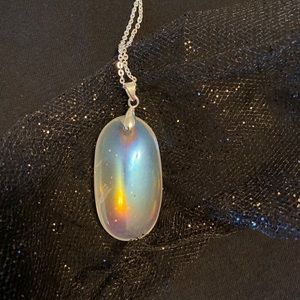 ( custom made) | Jewelry | Beautiful Angel Aura Pendant On Sparkling ...